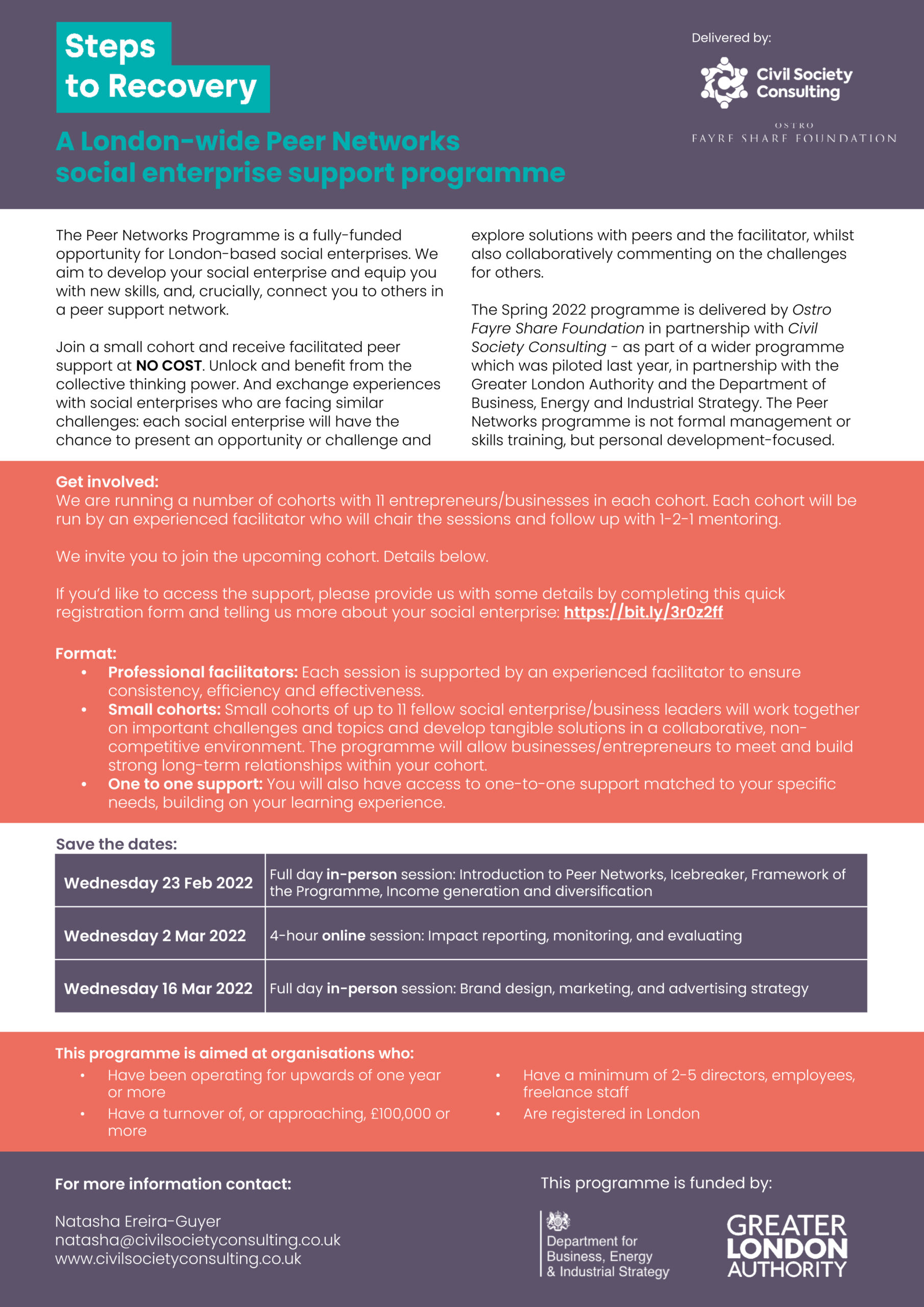 Steps to Recovery – Tower Hamlets CVS
