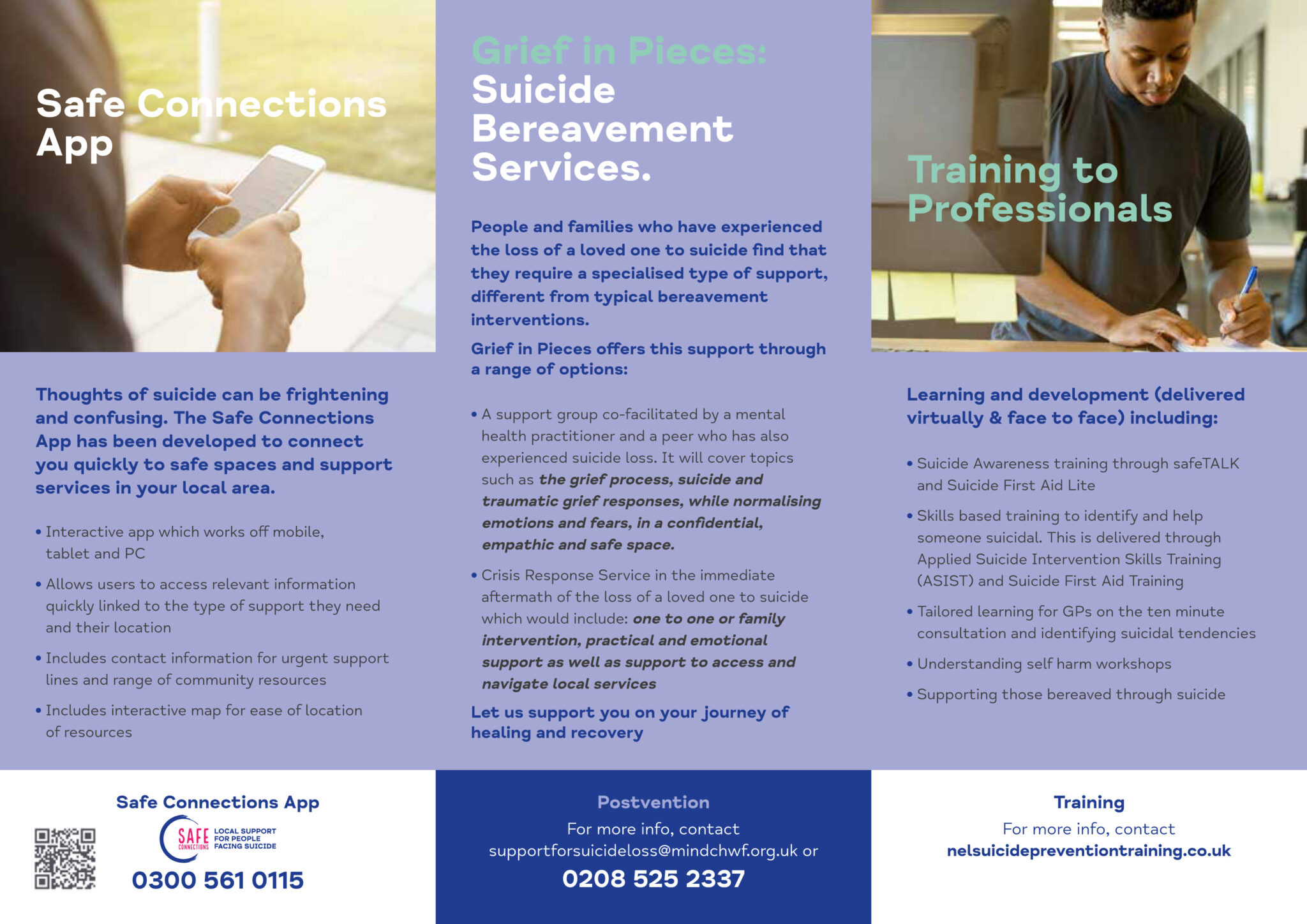Safe Connections Suicide Prevention Helpline – Tower Hamlets CVS